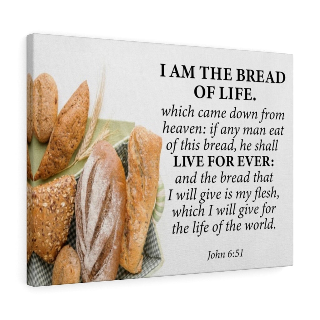 Scripture Walls Bread of Life Forever John 6:51 Scripture Wall Art ...