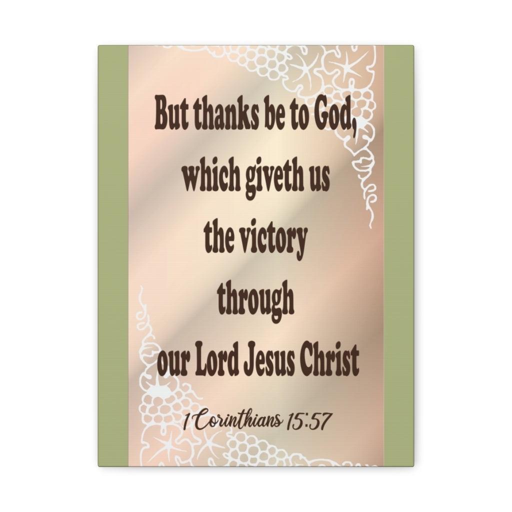Scripture Walls But Thanks Be To God 1 Corinthians 15:57 Bible Verse ...