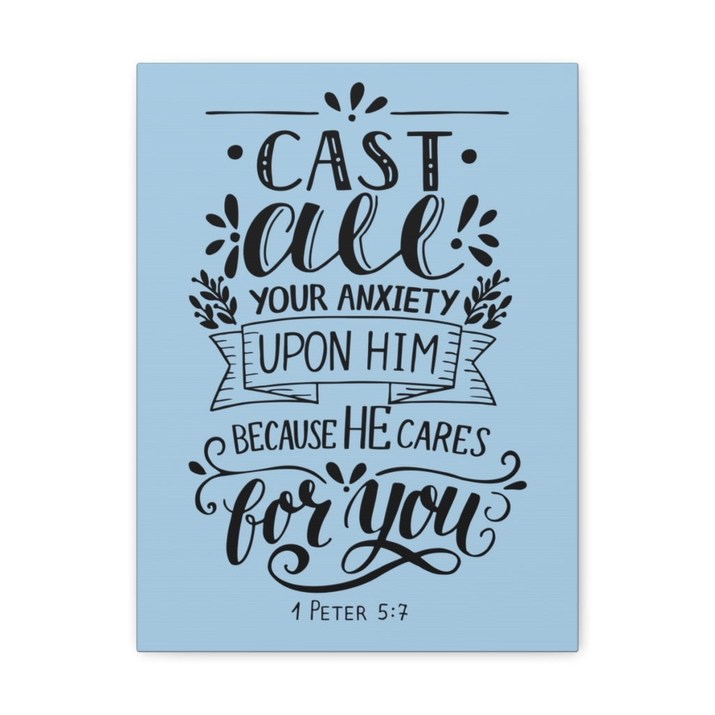 Scripture Walls Cast All Your Anxiety 1 Peter 5:7 Christian Wall Art ...