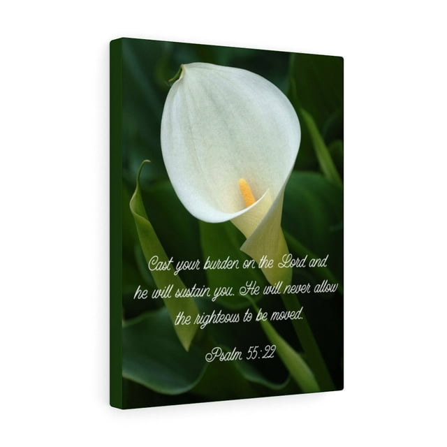 Scripture Walls Psalm 55:22 Cast Your Burden Bible Verse Canvas ...
