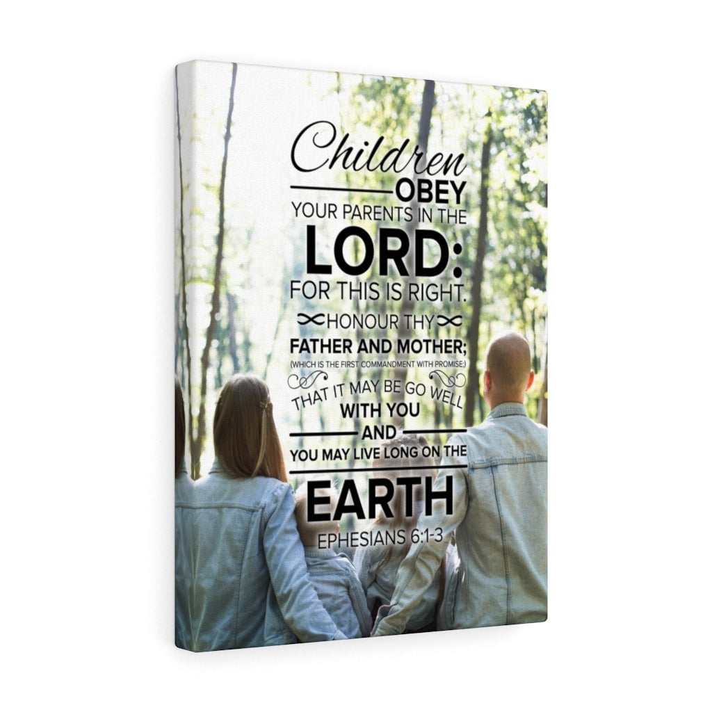 Scripture Walls Children Obey Your Parents Ephesians 6:13 Bible Verse ...