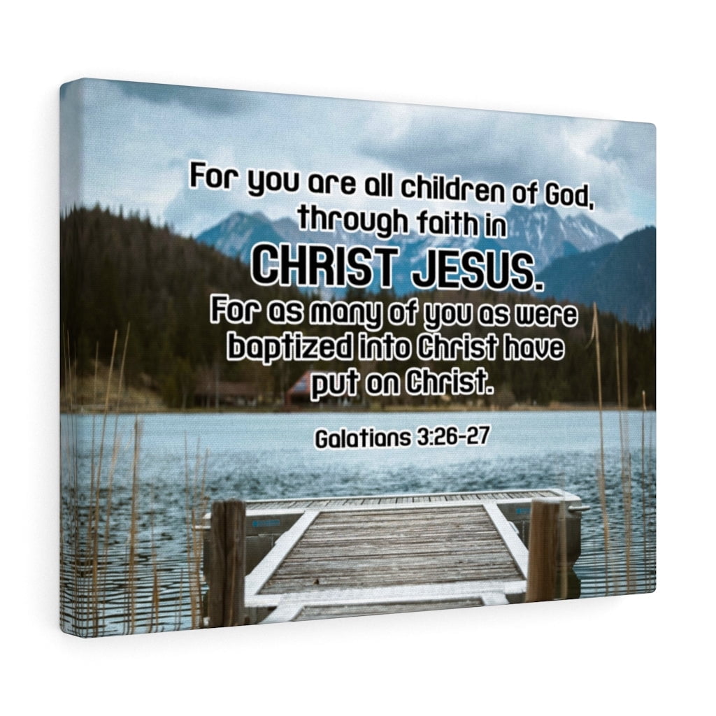 Scripture Walls Children of God Galatians 3:26-27 Wall Art Christian Home Decor Unframed ...