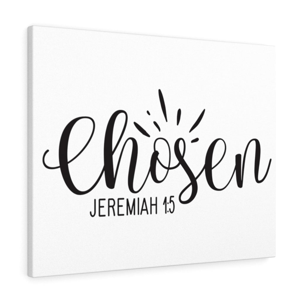 Scripture Walls Chosen Jeremiah 1:5 Bible Verse Canvas Christian Wall ...