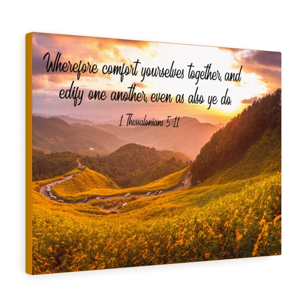 Scripture Walls Comfort Yourselves 1 Thessalonians 5:11 Bible Verse ...