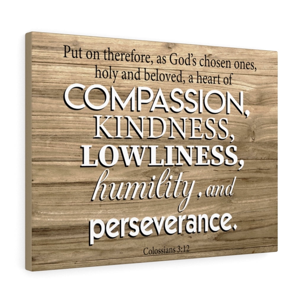 Scripture Walls Compassion Kindness Lowliness Colossians 3:12 Wall Art ...
