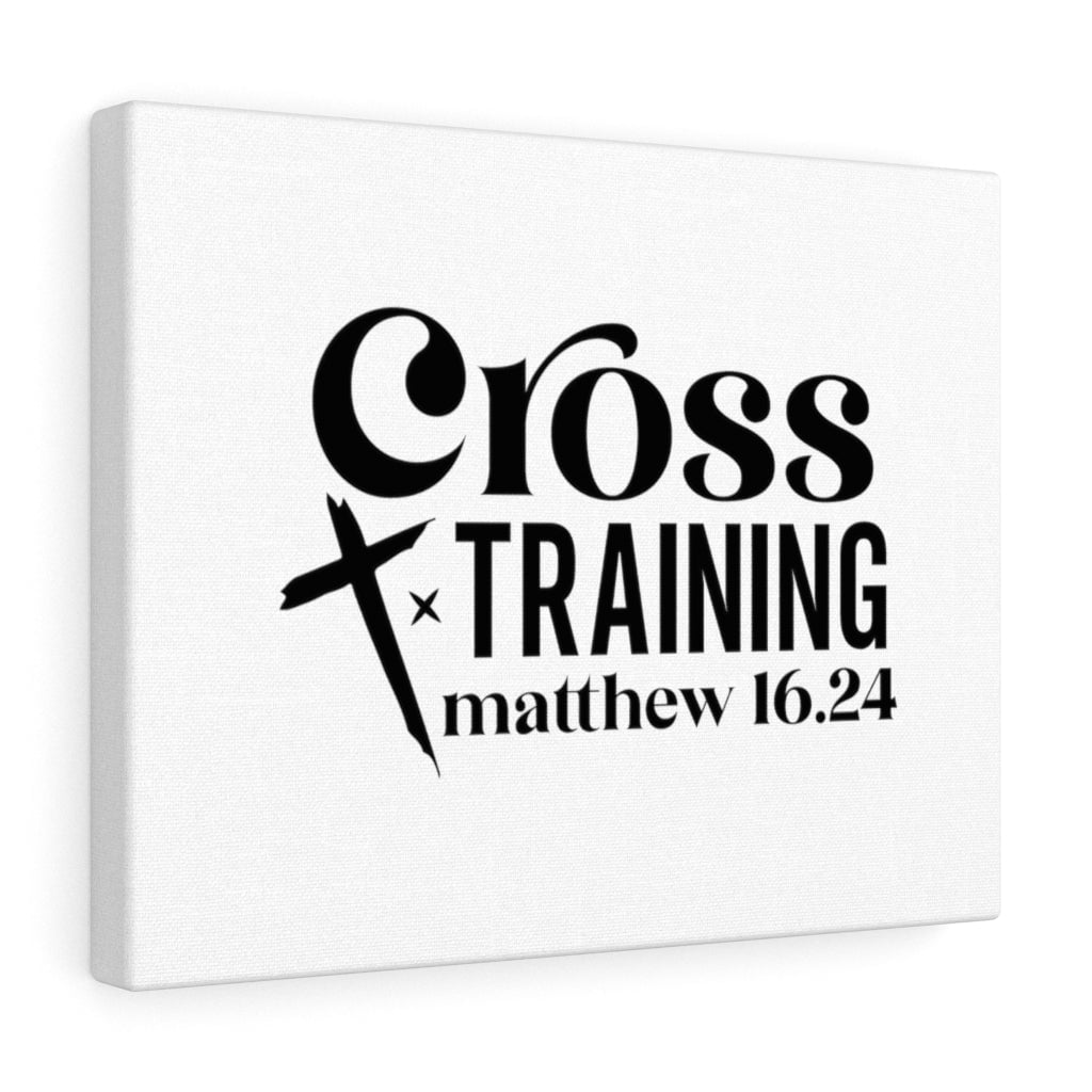 Scripture Walls Cross Training Matthew 16:24 Bible Verse Canvas ...