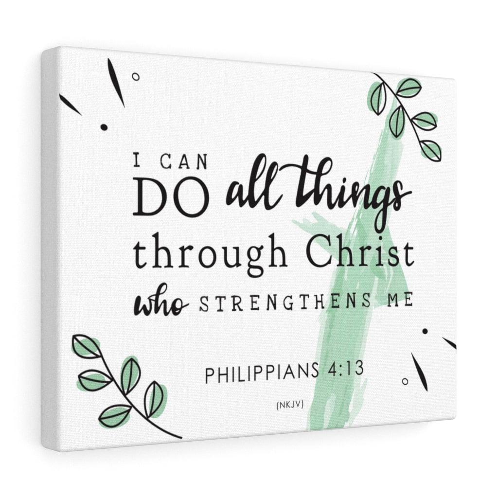 Scripture Walls Do All Things Philippians 4:13 Bible Verse Canvas ...