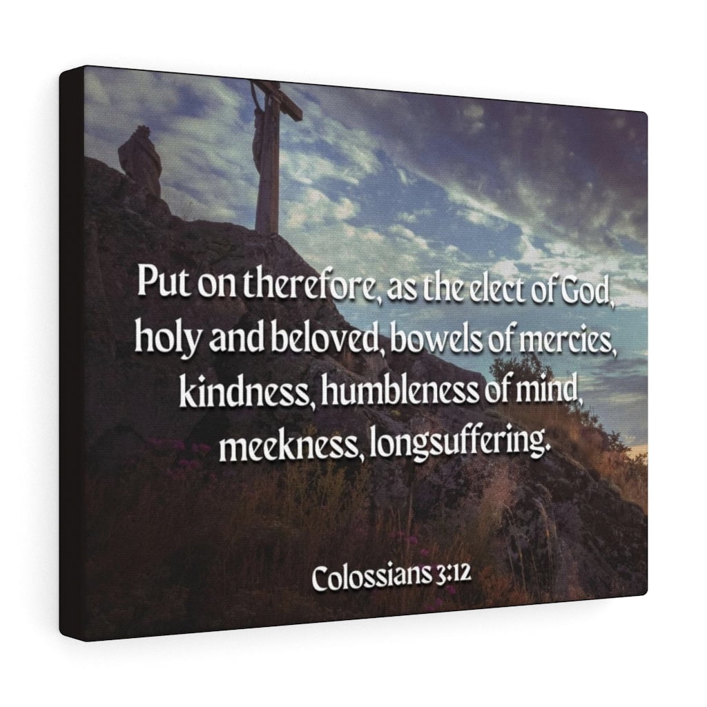 Scripture Walls Elect Of God Colossians 3:12 Bible Verse Canvas ...