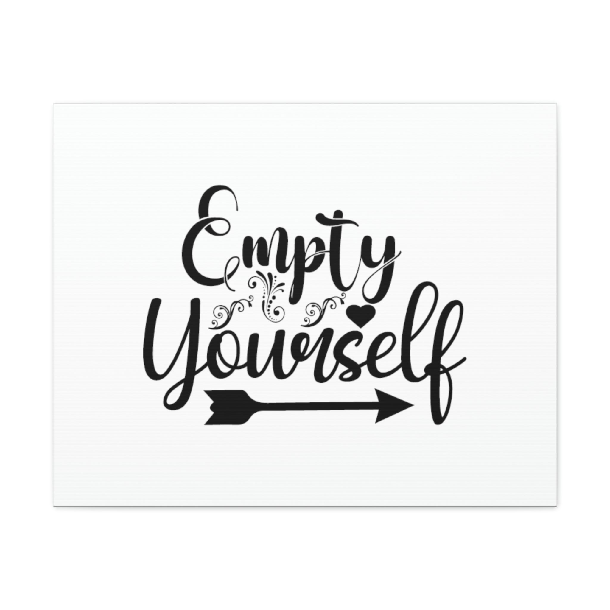 Scripture Walls Empty Yourself Romans 6:11 Christian Wall Art Bible ...