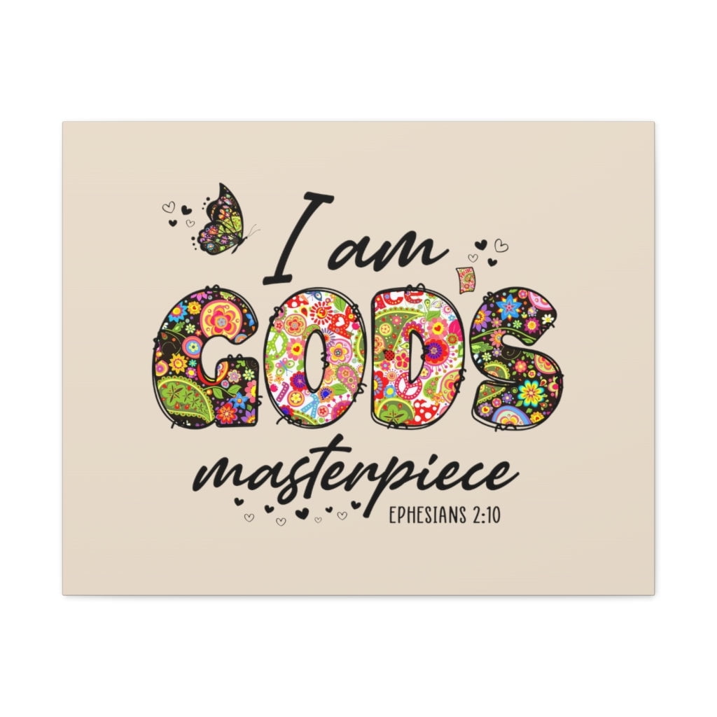 Scripture Walls Ephesians 2:10 God's Masterpiece Bible Verse Canvas ...