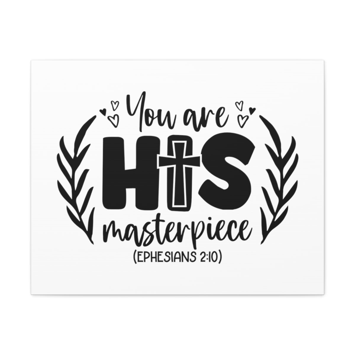 Scripture Walls Ephesians 2:10 His Masterpiece Cross Bible Verse Canvas ...