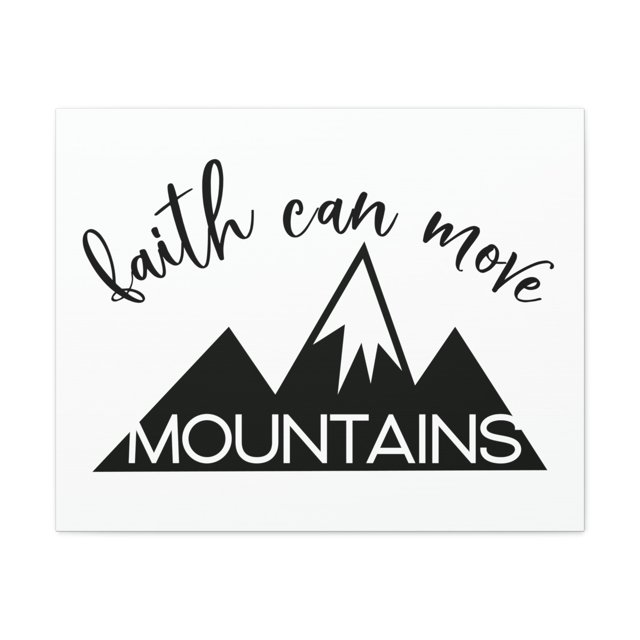 Scripture Walls Faith Can Move Mountains Matthew 17:20 Christian Wall ...