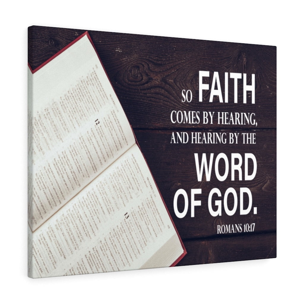 Scripture Walls Faith Comes From Romans 10:17 Hearing Wall Art ...