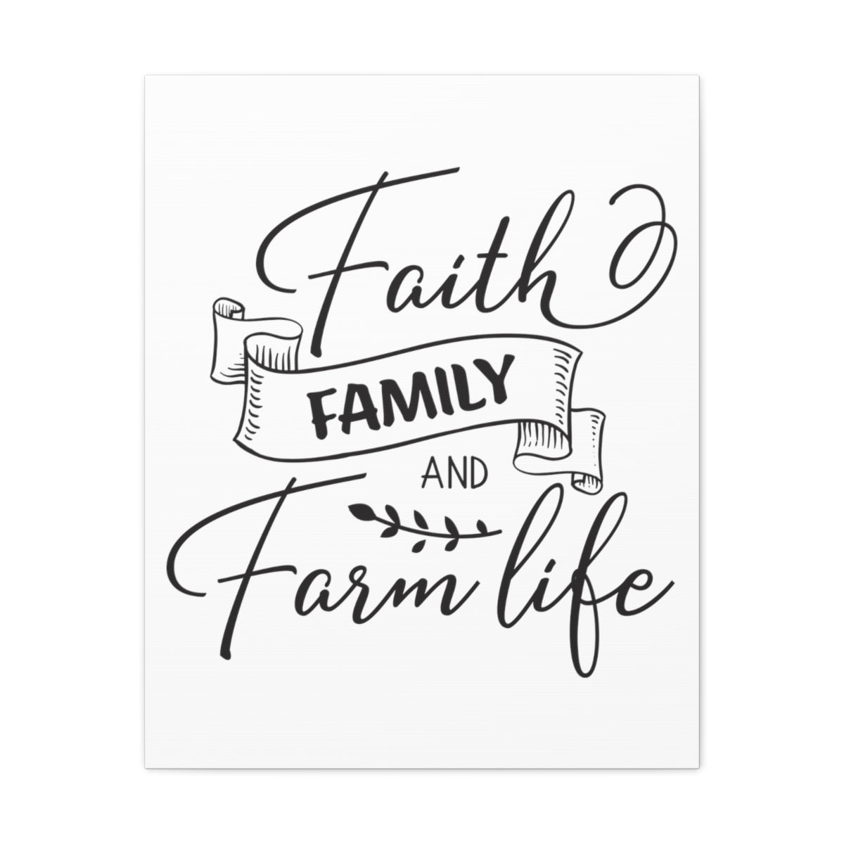 Scripture Walls Faith Family And Deuteronomy 28:8 Christian Wall Art ...