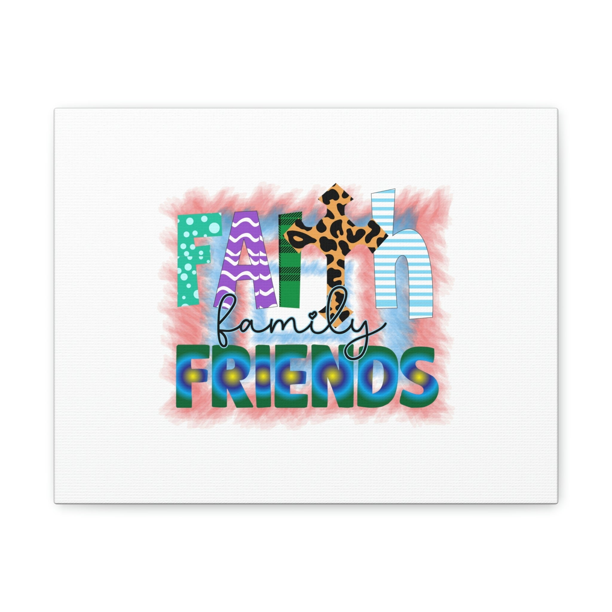 Scripture Walls Faith, Family, Friends Proverbs 27:17 Colorful ...