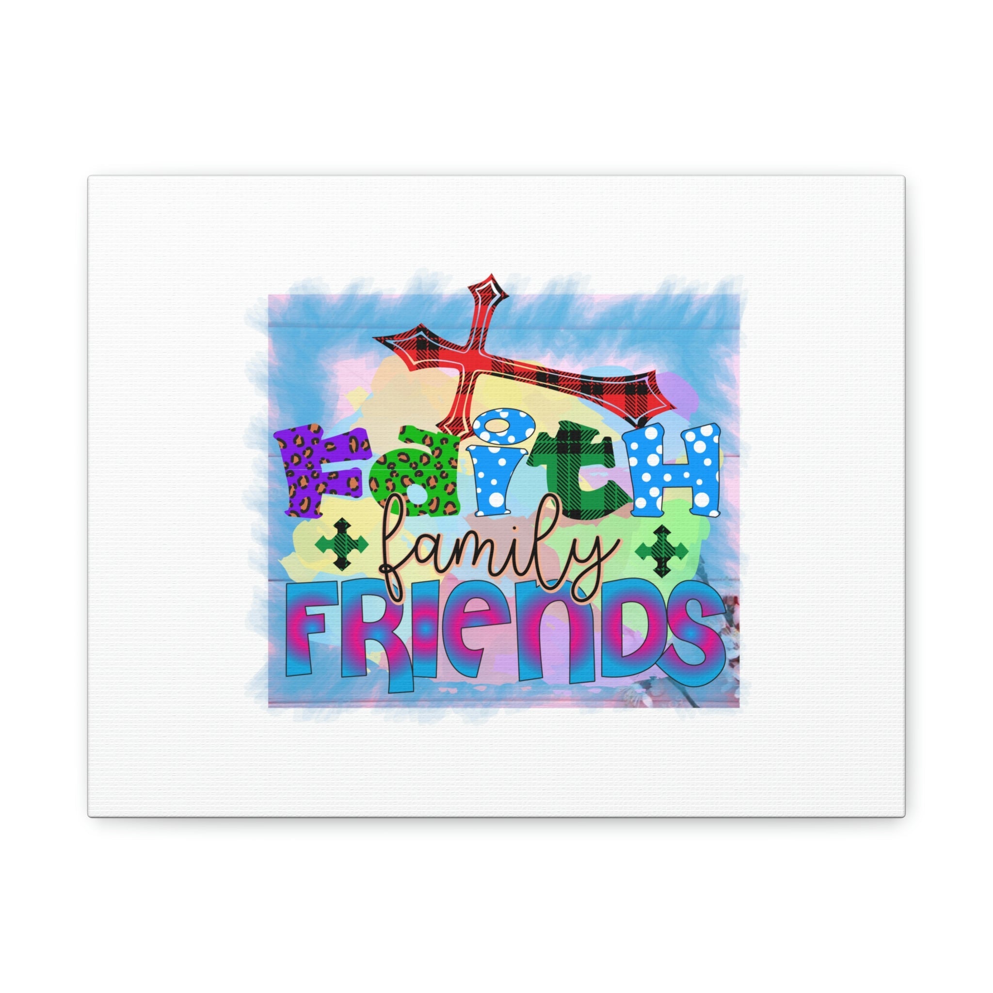 Scripture Walls Faith, Family, Friends Proverbs 27:17 Red Cross ...