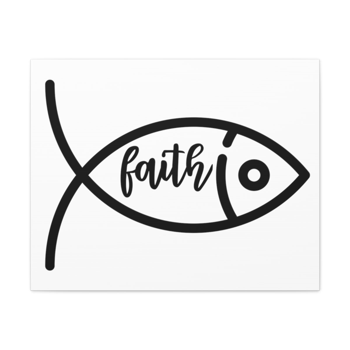 Scripture Walls Faith Fish Luke 8:22-25 hristian Wall Art Print Ready ...