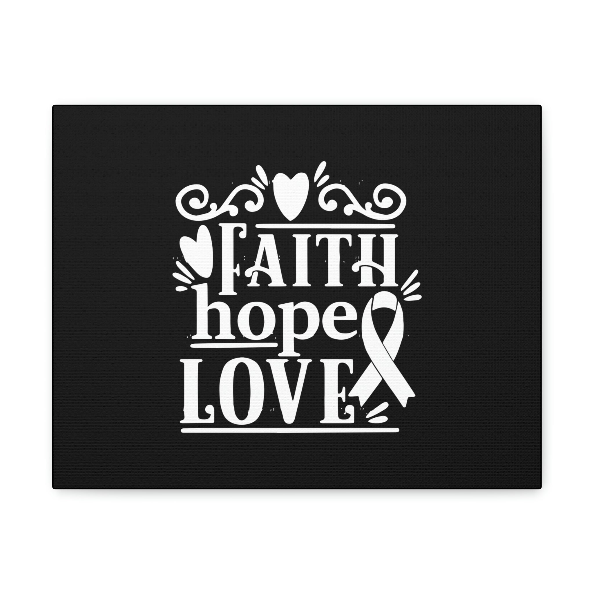 Scripture Walls Faith, Hope And Love 1 Corinthians 13:13 Ribbon & Heart ...
