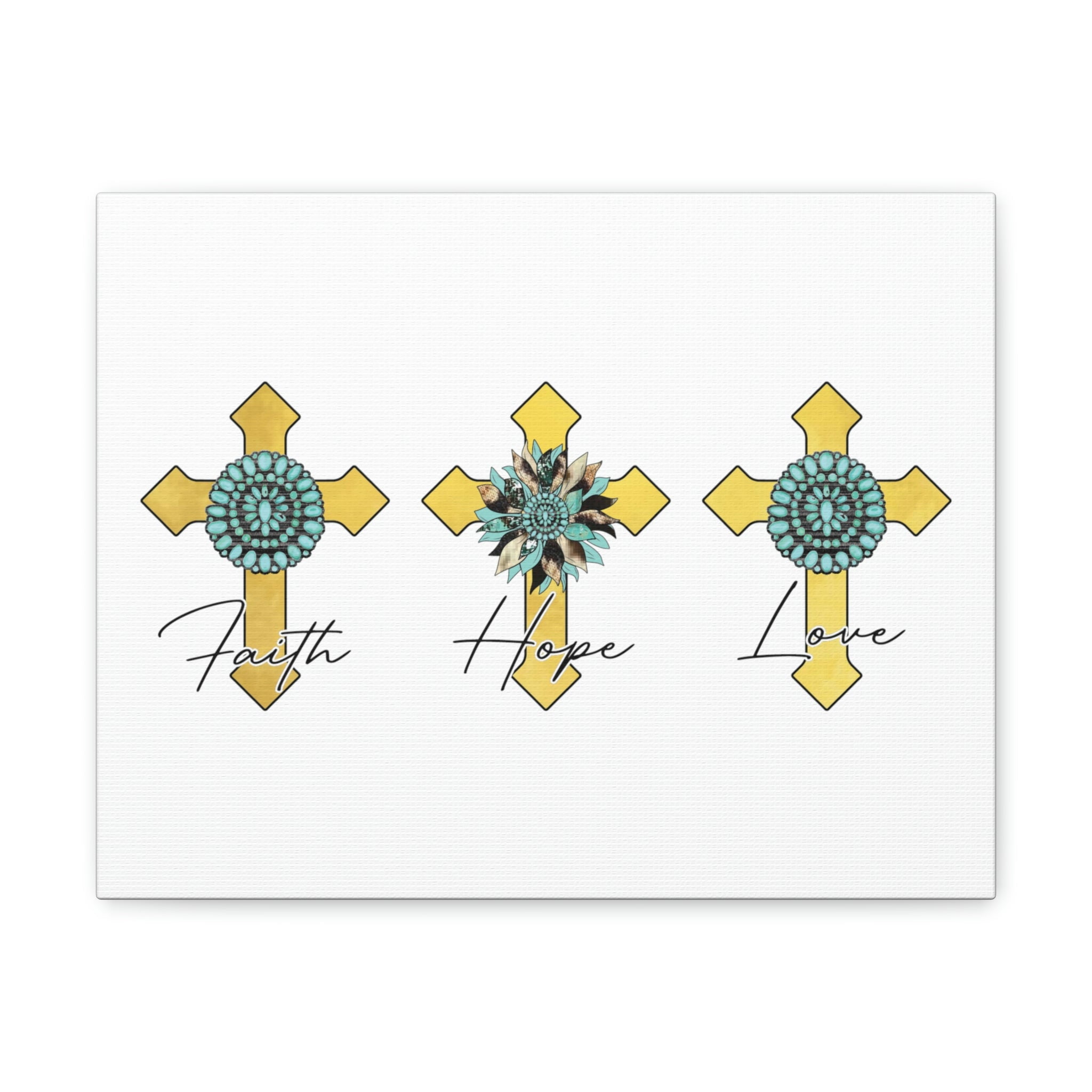 Scripture Walls Faith, Hope, Love 1 Corinthians 13:13 Crosses Christian ...