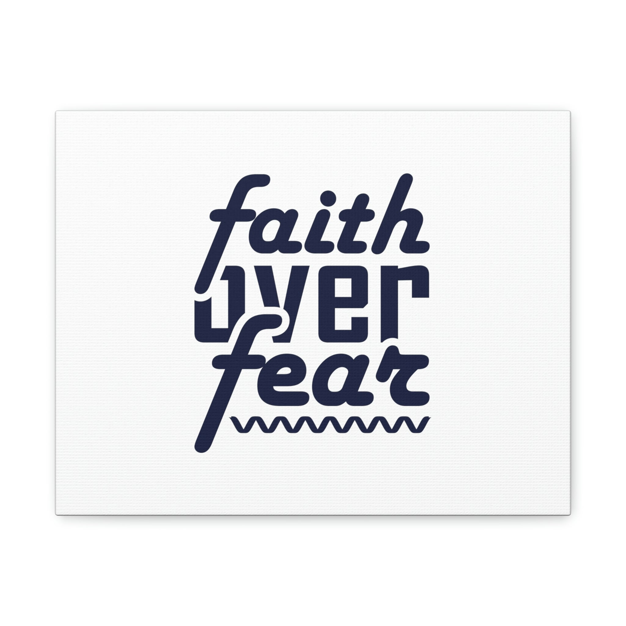 Scripture Walls Faith Over Fear Mark 4:40 ZigZag Christian Wall Art ...