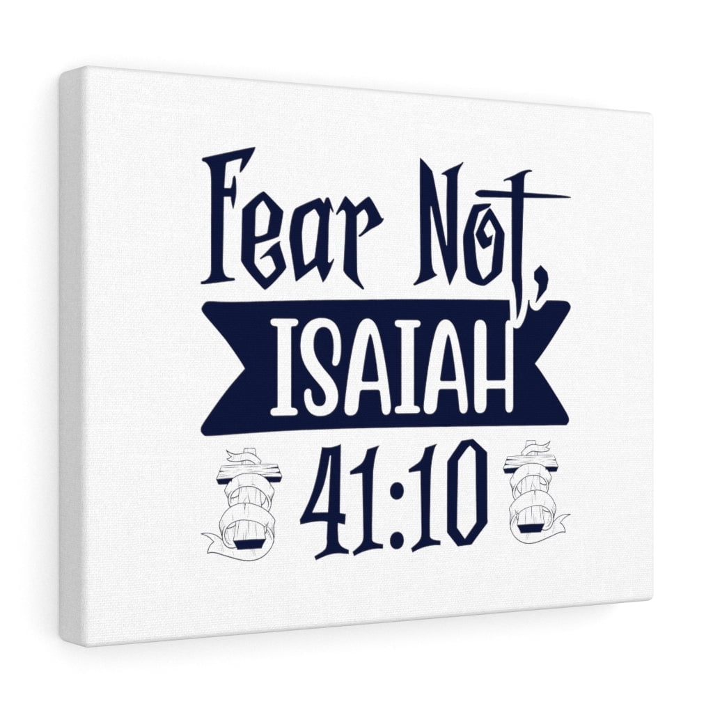 Scripture Walls Fear Not Isaiah 41:10 Cross Bible Verse Canvas ...