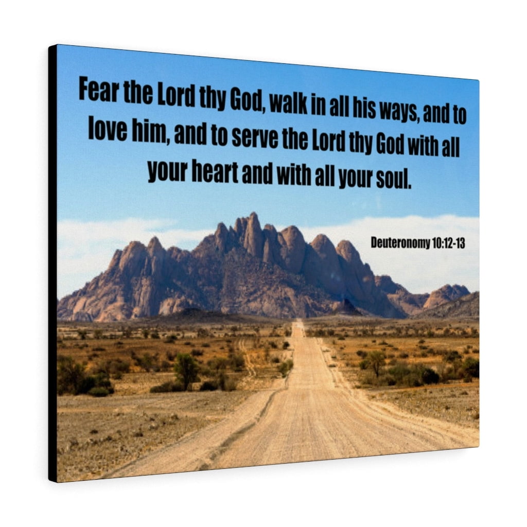 Scripture Walls Fear the Lord Thy God Deuteronomy 10:12 Bible Verse ...