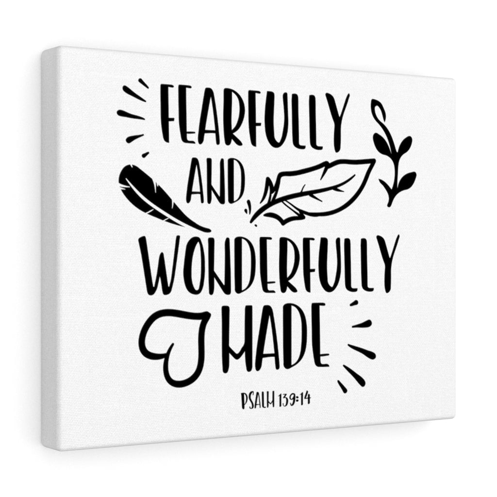 Scripture Walls Psalm 139:14 Made Fearfully And Wonderfully Feather ...