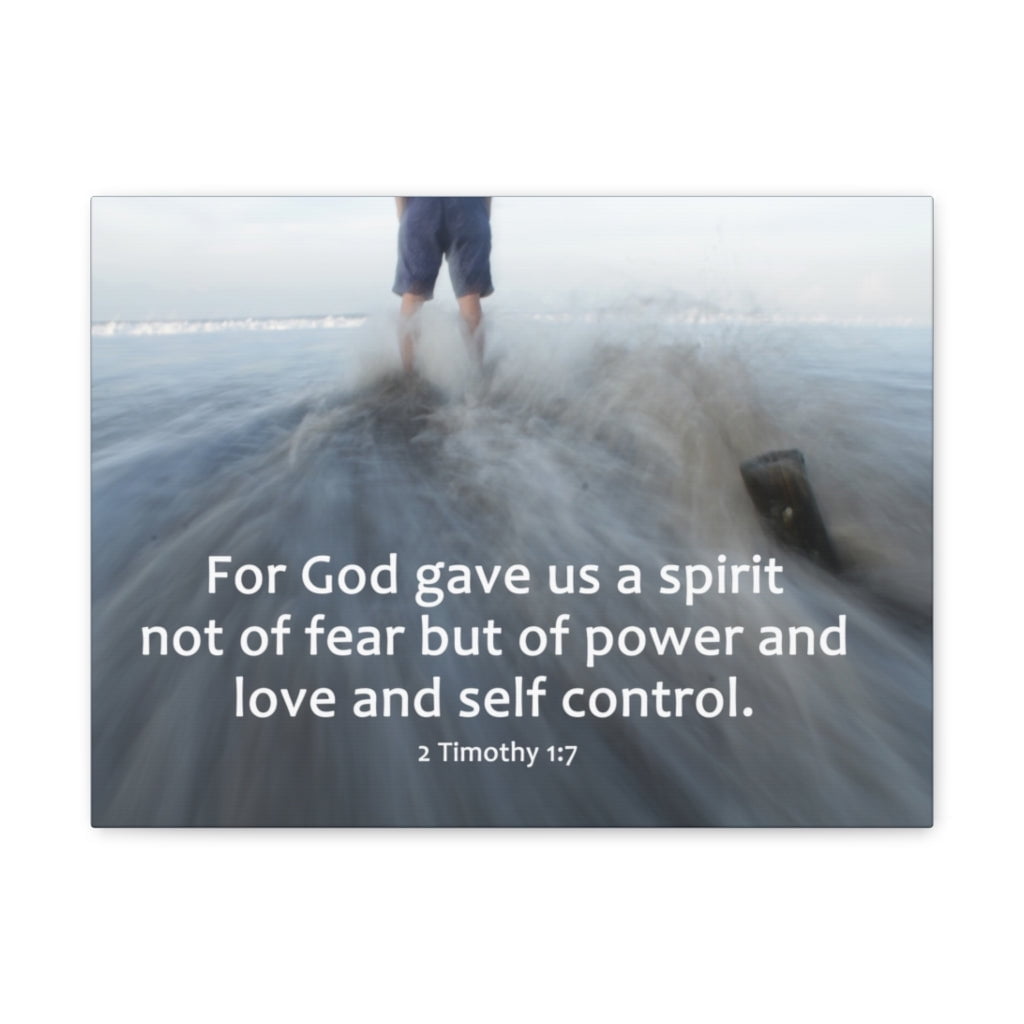 Scripture Walls For God Gave Us A Spirit 2 Timothy 1:7 Bible Verse ...