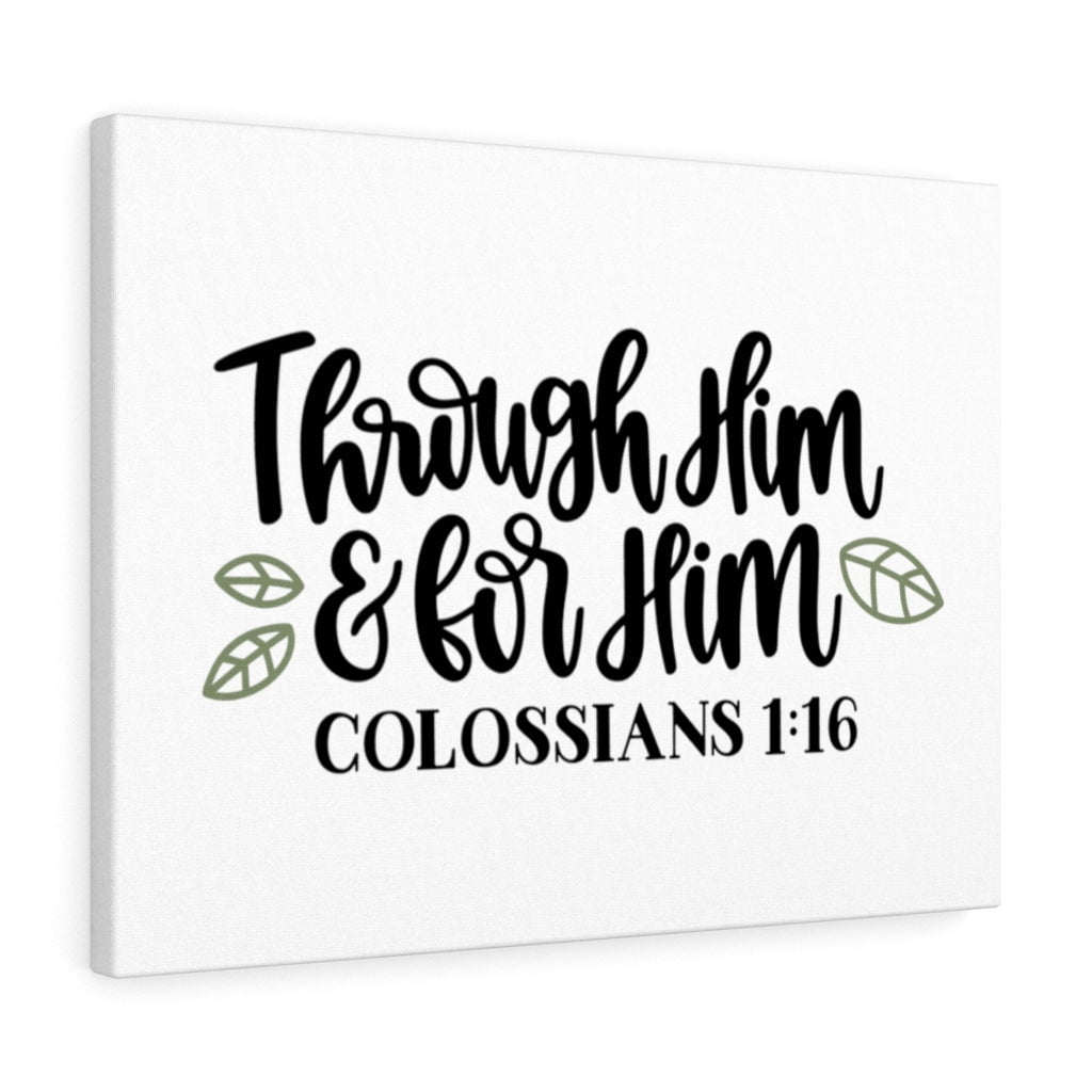 Scripture Walls For Him Colossians 1:16 Bible Verse Canvas Christian ...