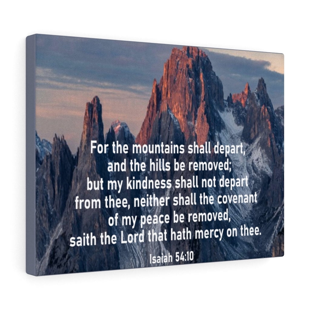 Scripture Walls Isaiah 54:10 For The Mountains Shall Depart Bible Verse ...
