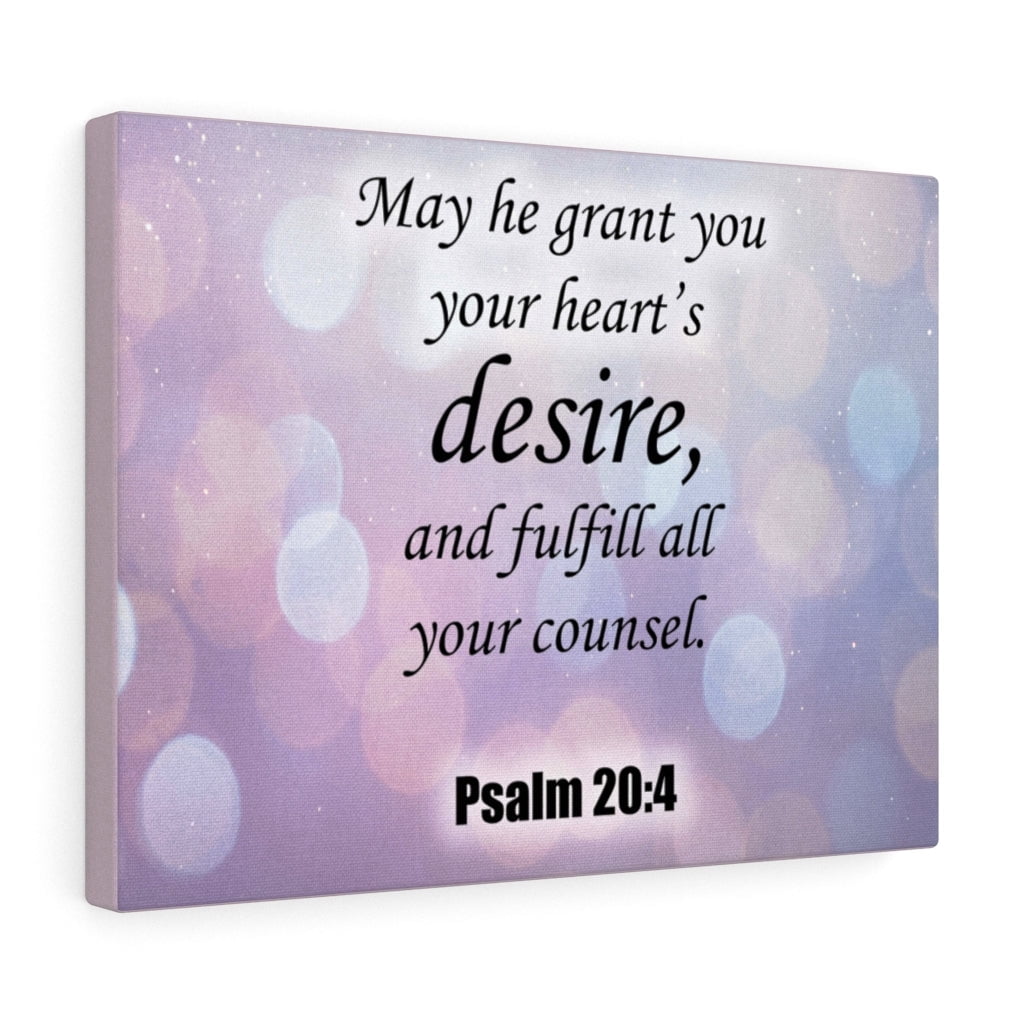 Scripture Walls Psalm 20:4 Fulfill All Your Counsel Bible Verse Canvas ...