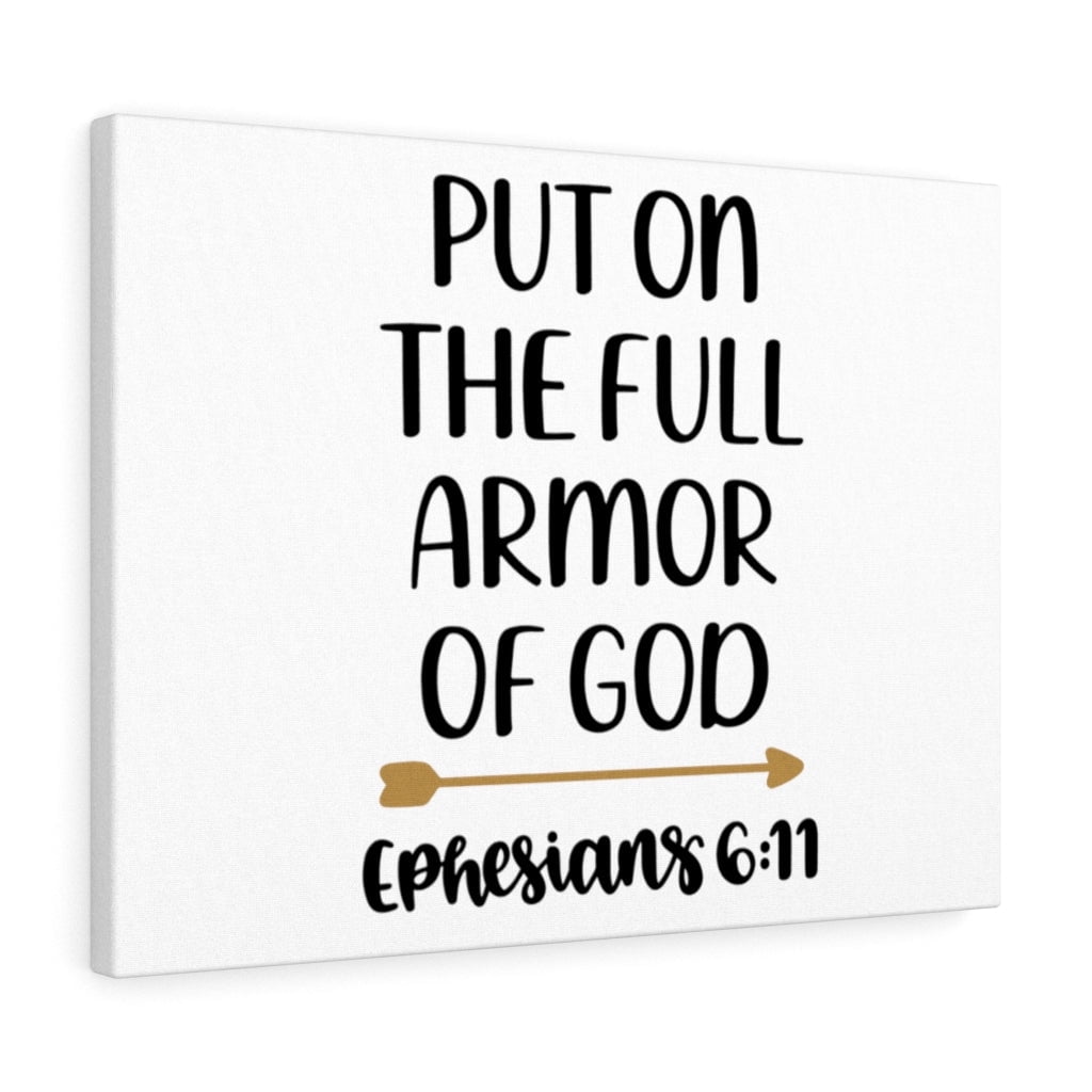 Scripture Walls Full Armor of God Ephesians 6:11 Bible Verse Canvas ...