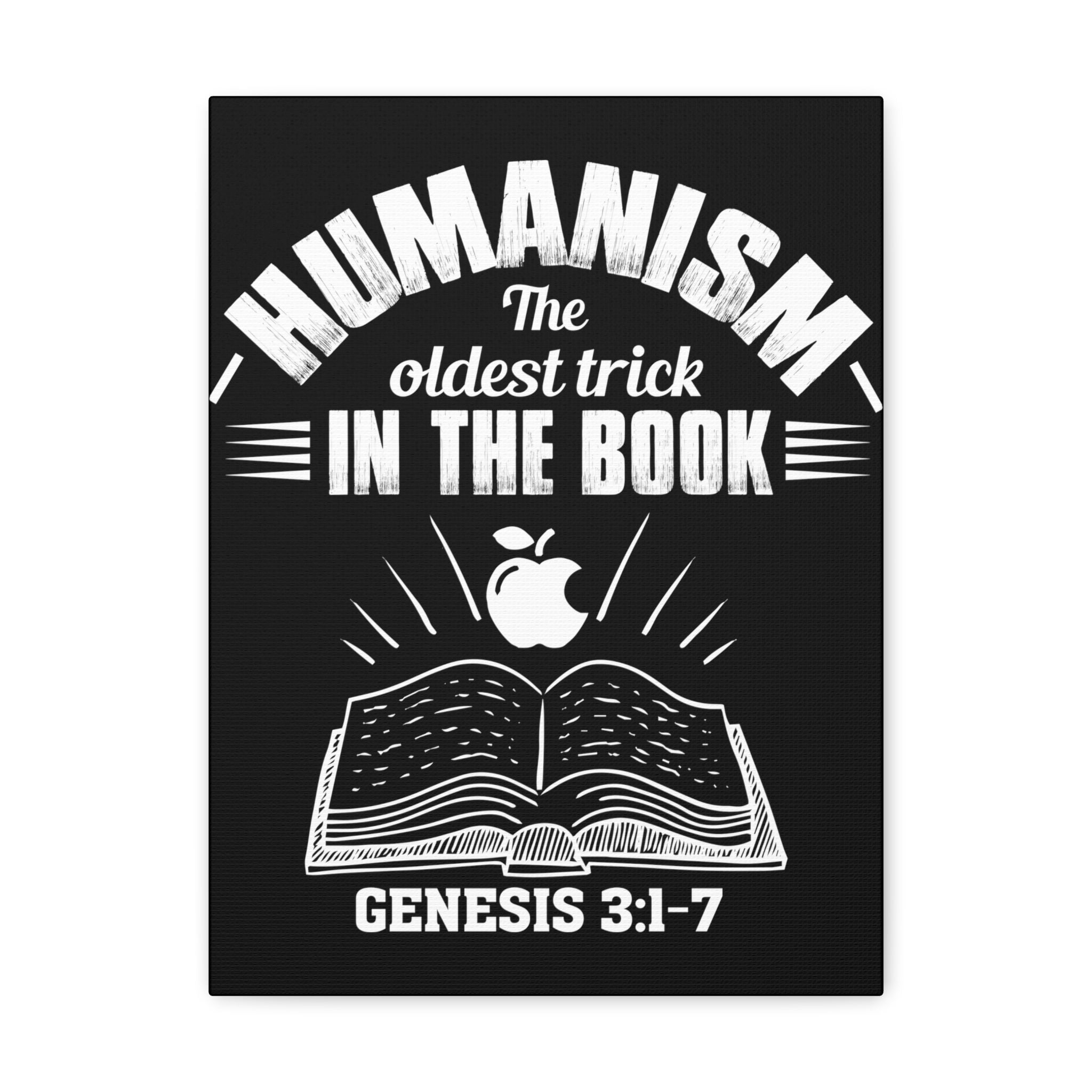 Scripture Walls Genesis 3:1-7 Humanism Bible Verse Canvas Christian ...