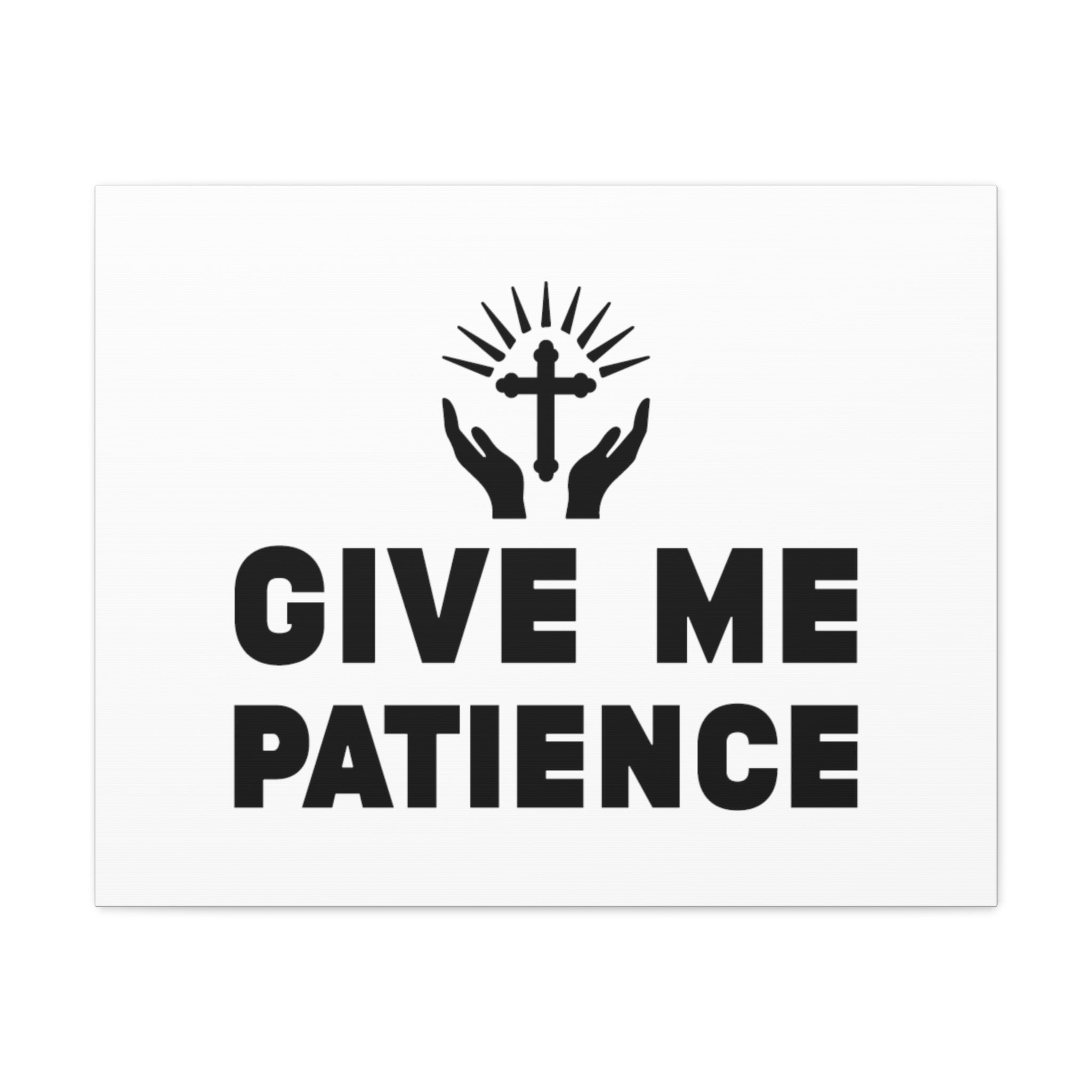 Scripture Walls Give Me Patience Ecclesiastes 7:8 Christian Wall Art ...