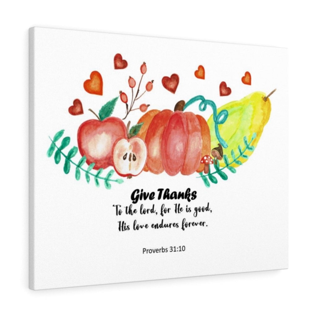 Scripture Walls Give Thanks Proverbs 31:10 Bible Verse Canvas Christian ...