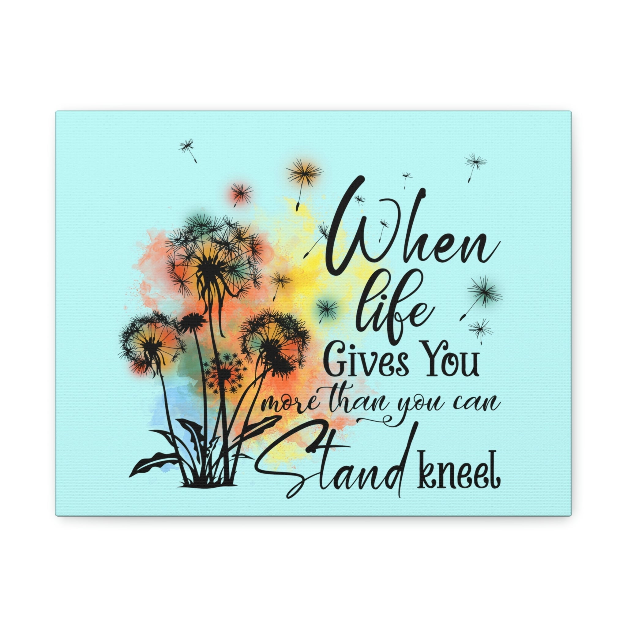 Scripture Walls Gives You More Light Romans 14:11 Blue Flowers ...