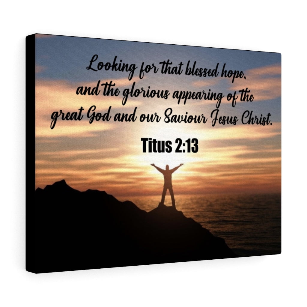 Scripture Walls Glorious Appearing Titus 2:13 Bible Verse Canvas ...