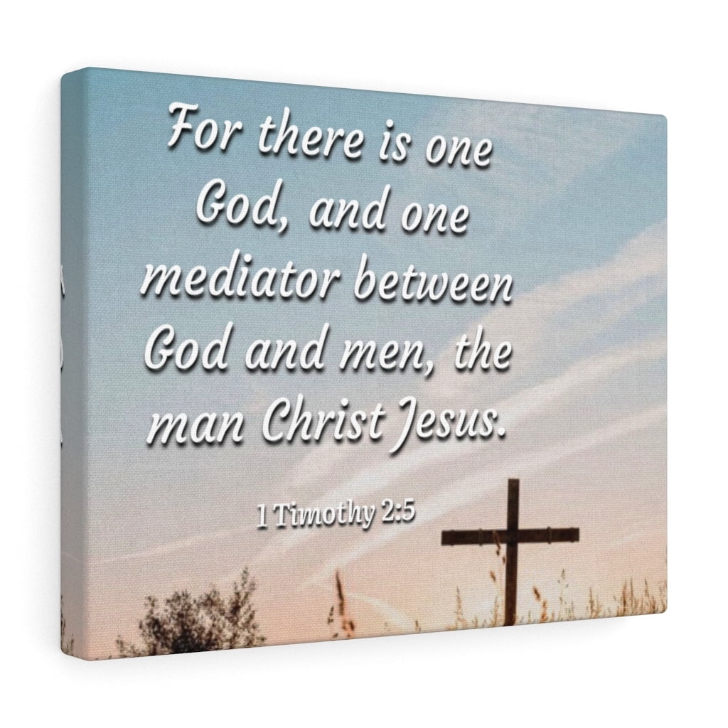 Scripture Walls God And Men 1 Timothy 2:5 Bible Verse Canvas Christian ...