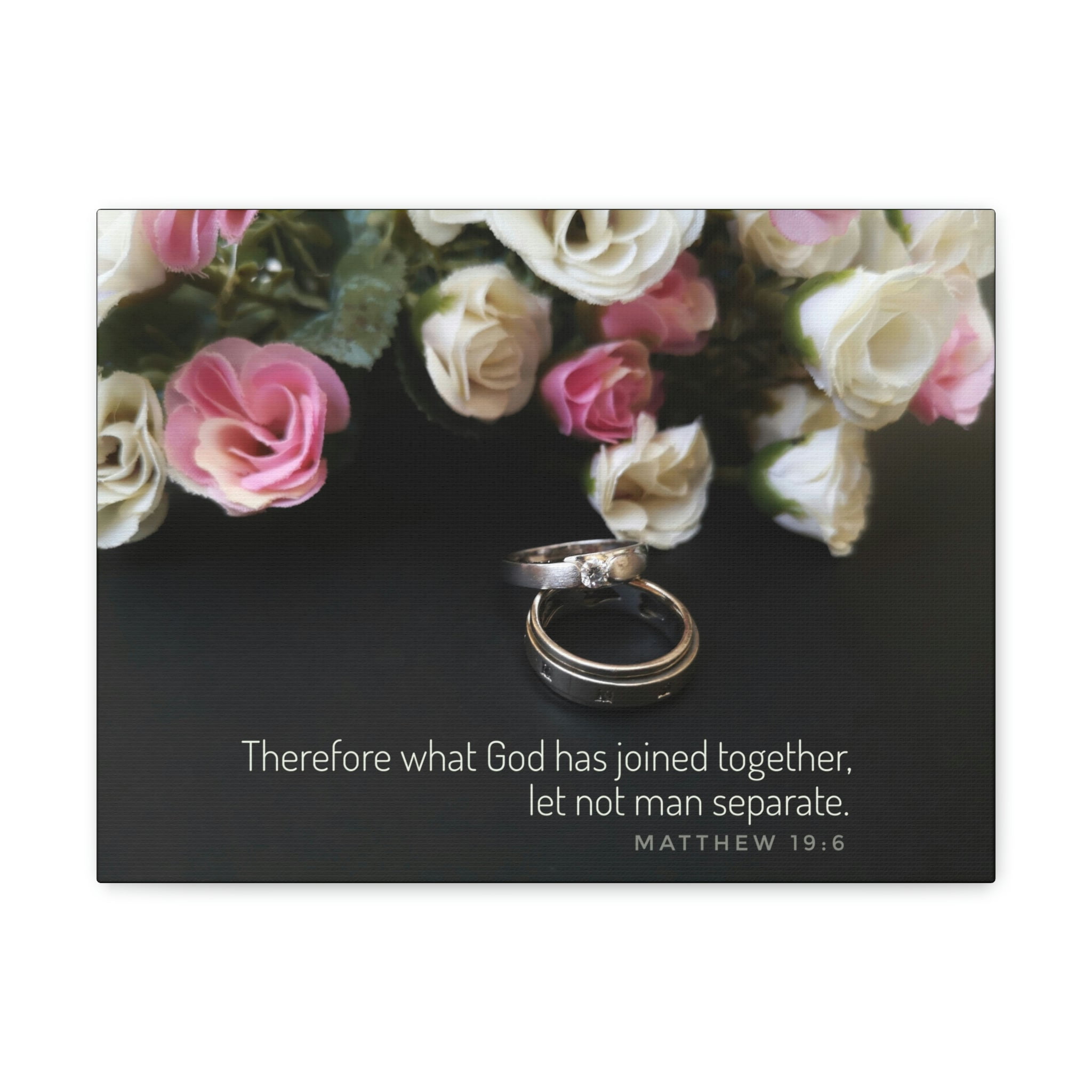 Scripture Walls God Has Joined Together Matthew 19:6 Christian Wall Art ...