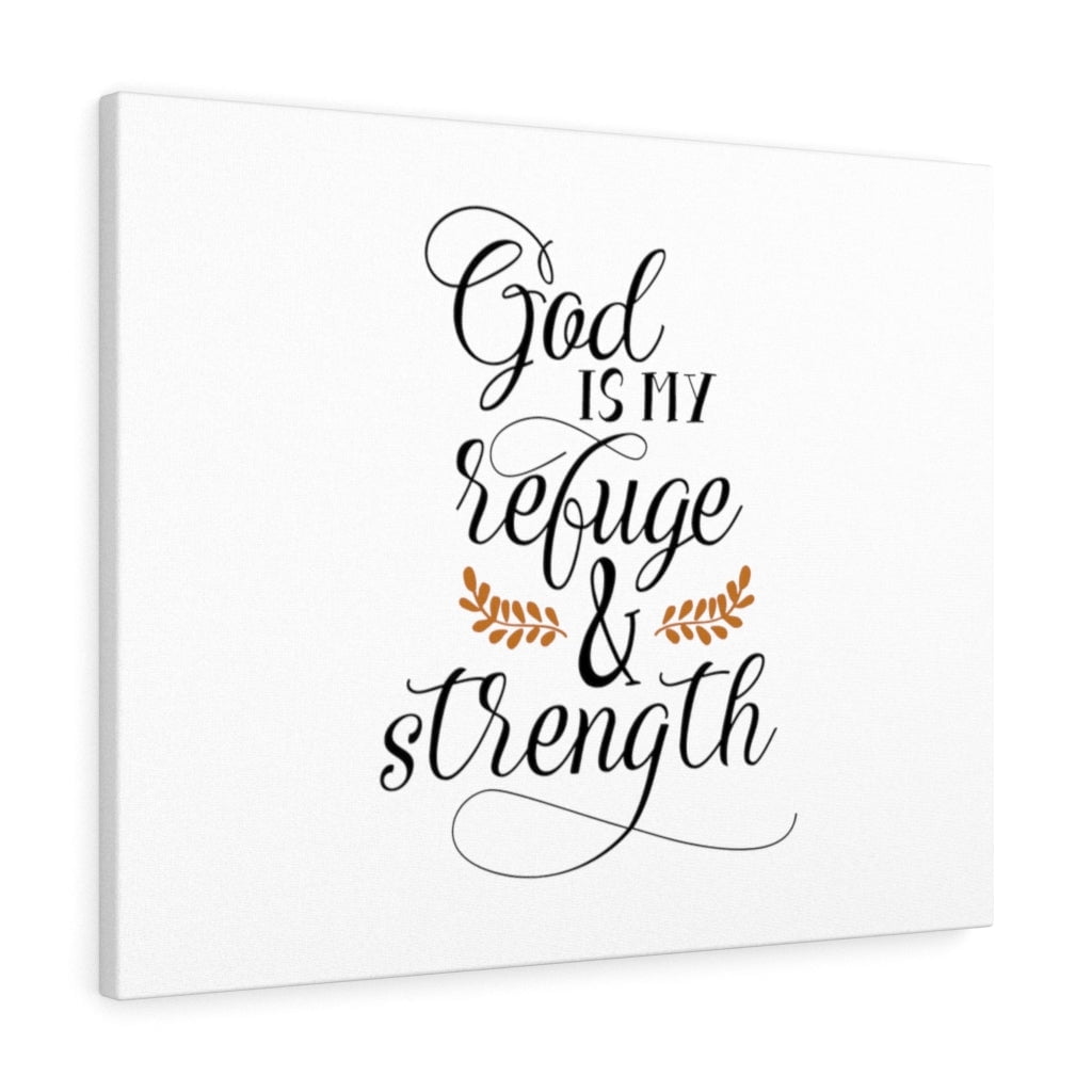 Scripture Walls God Is My Refuge & Strength Bible Verse Canvas ...