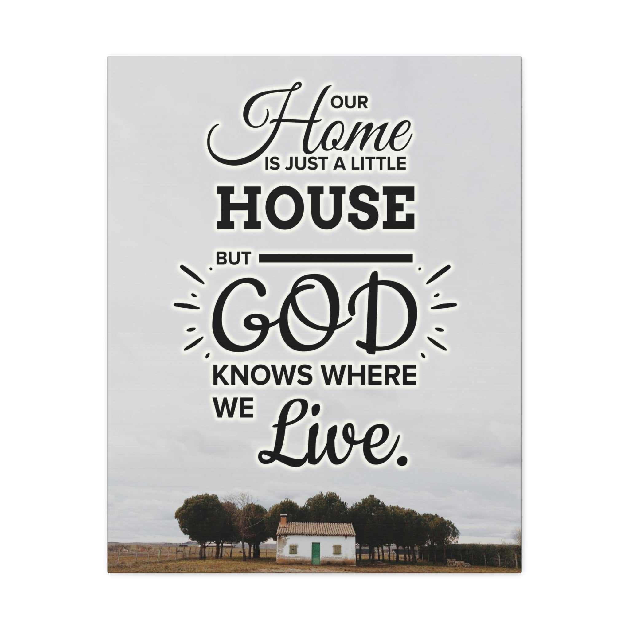 Scripture Walls God Knows Where We Live 2 Corinthians 5:1 Bible Verse ...