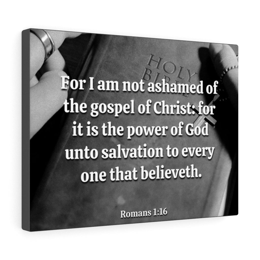 Scripture Walls God Unto Salvation Romans 1:16 Bible Verse Canvas ...