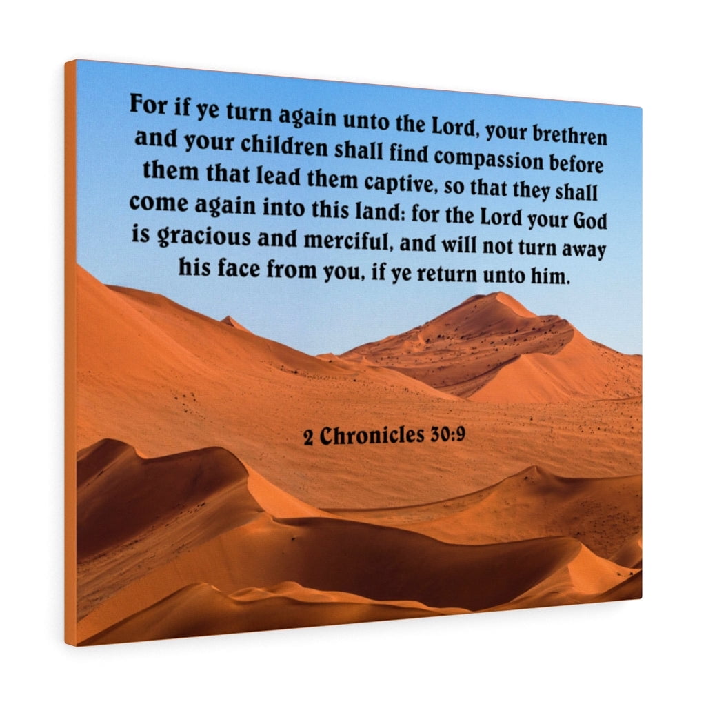 Scripture Walls God is Gracious and Merciful 2 Chronicles 30:9 Bible ...
