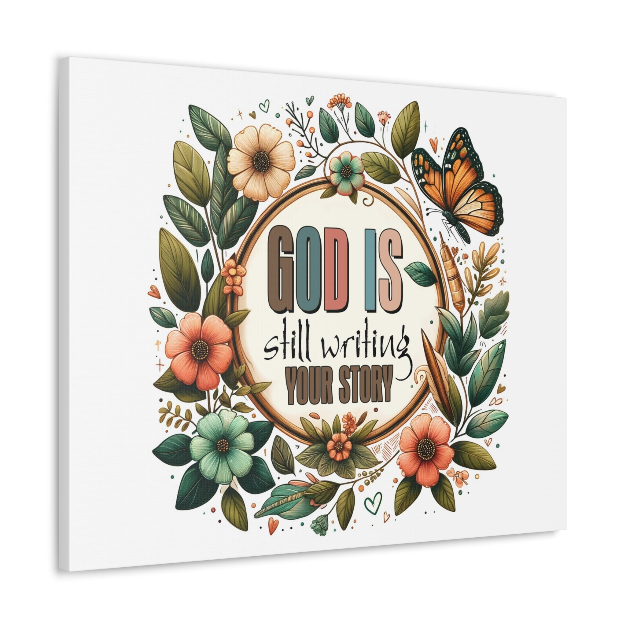 Scripture Walls God is Still Writing Bible Verse Canvas Christian Wall ...