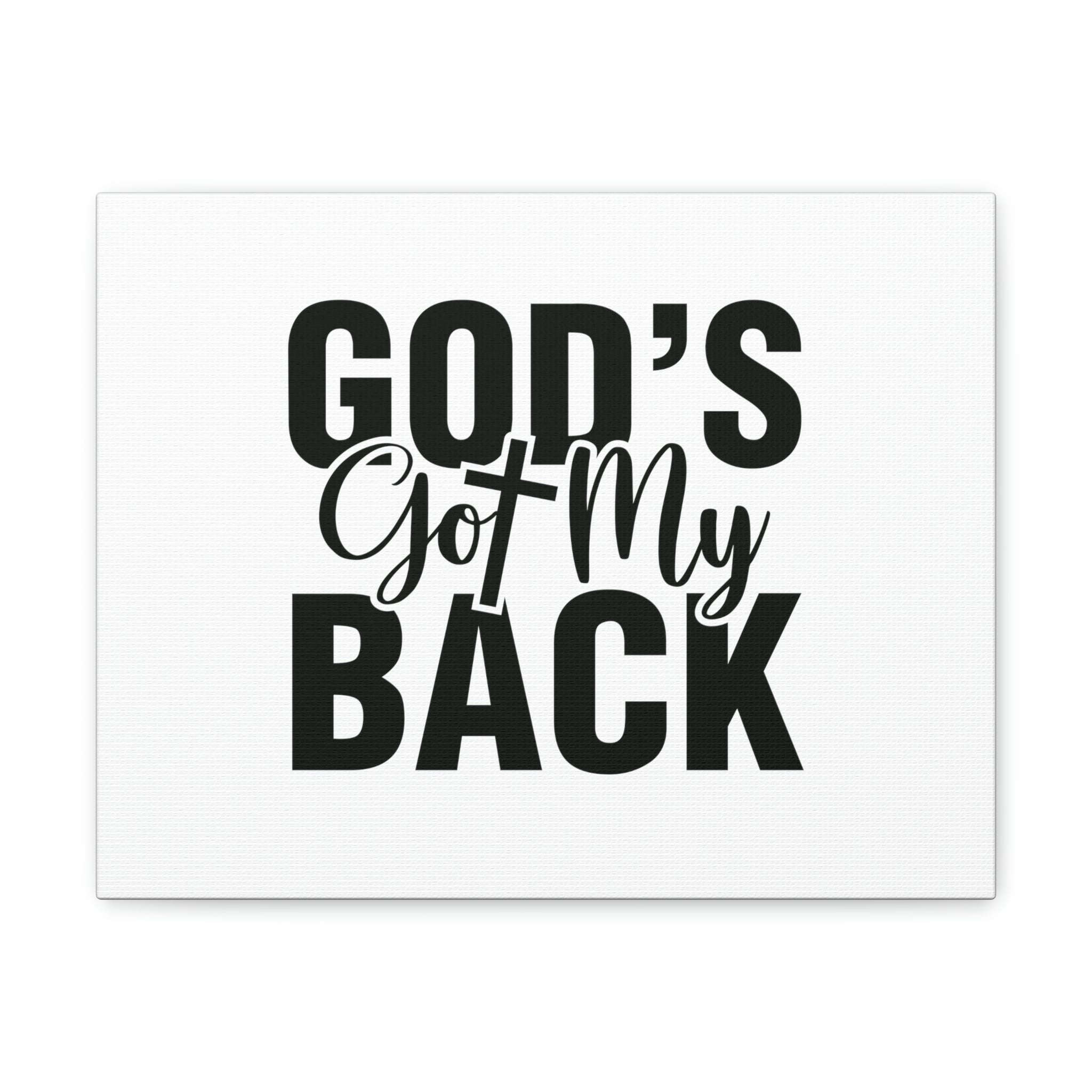 Scripture Walls Jeremiah 29:11 God's Got My Back Christian Wall Art ...