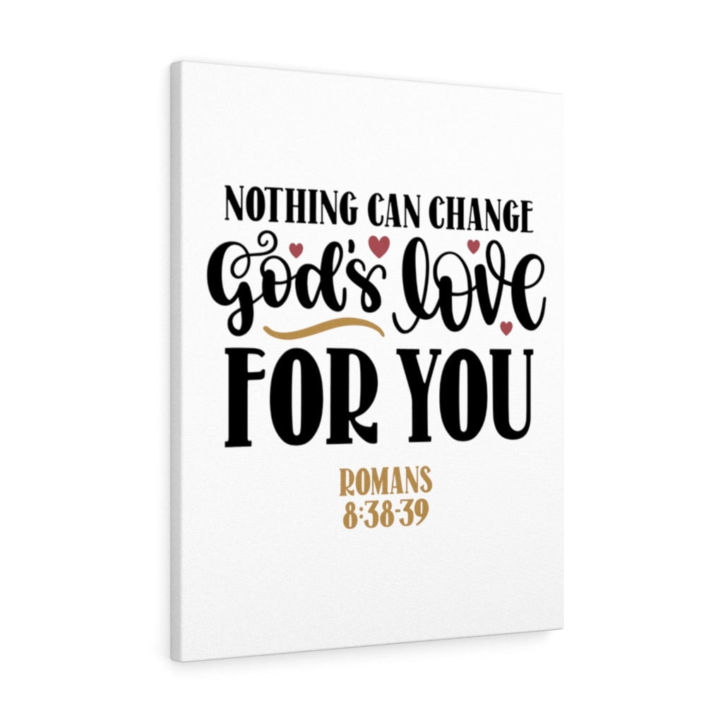 Scripture Walls God's Love Romans 8:38-39 Bible Verse Canvas Christian ...