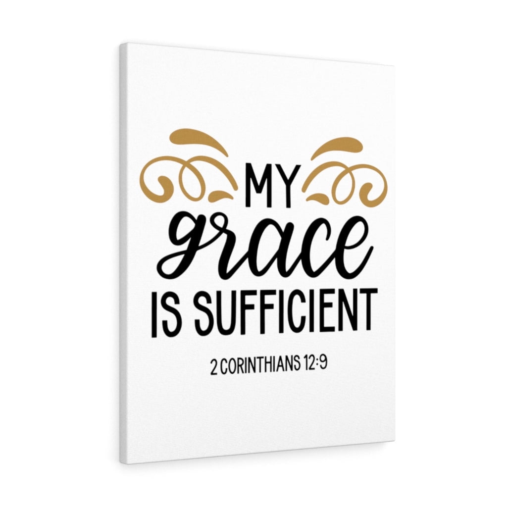 Scripture Walls Grace 2 Corinthians 12:9 Bible Verse Canvas Christian ...