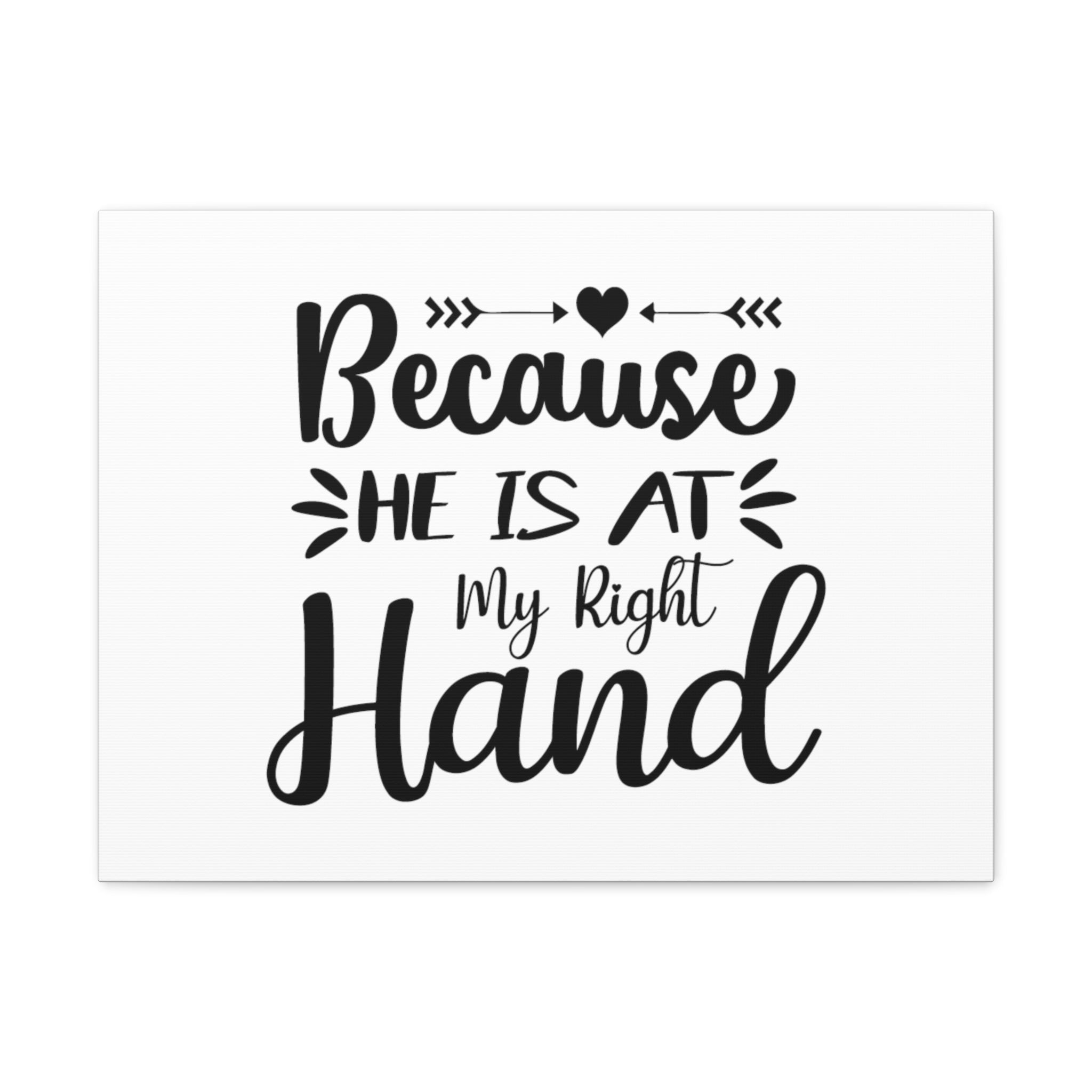 Scripture Walls He Is At My Right Hand Psalm 89:13 Christian Wall Art ...