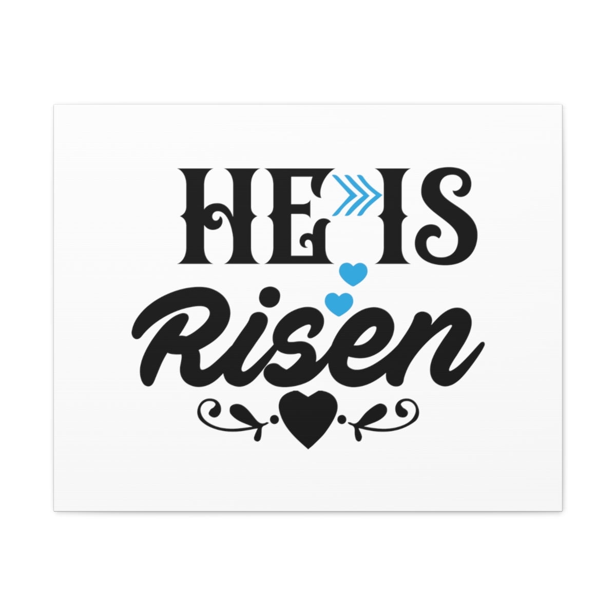 Scripture Walls Matthew 28:6 He Is Risen Heart Christian Wall Art Bible ...