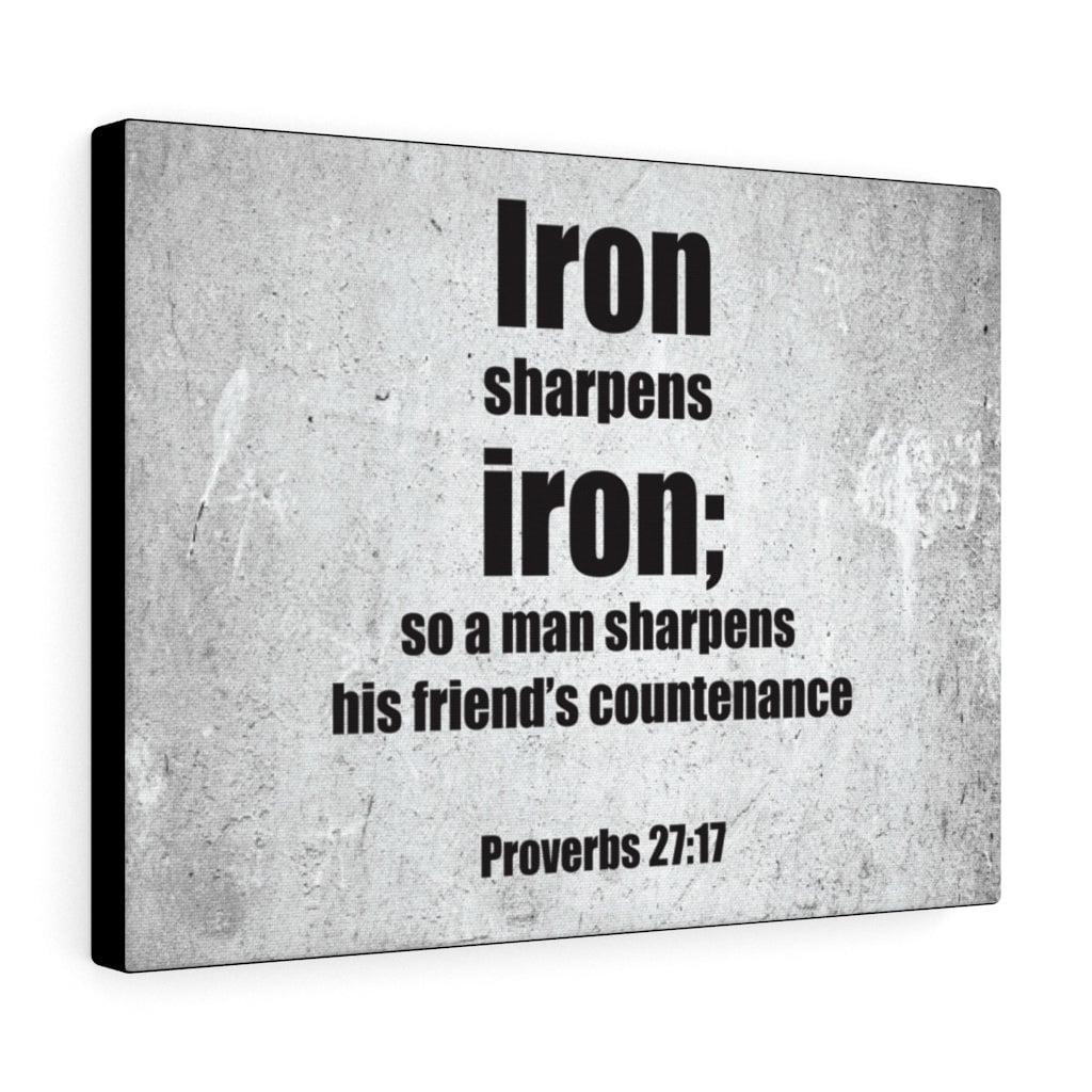 Scripture Walls His Friends Countenance Proverbs 27:17 Bible Verse ...